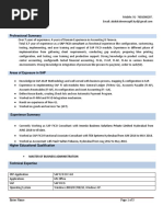 Srikanth P2P Process Resume | PDF | Accounts Payable | Business