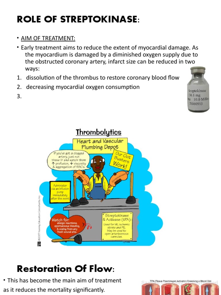 ROLE OF STREPTOKINASE - Odp | Download Free PDF | Percutaneous Coronary ...