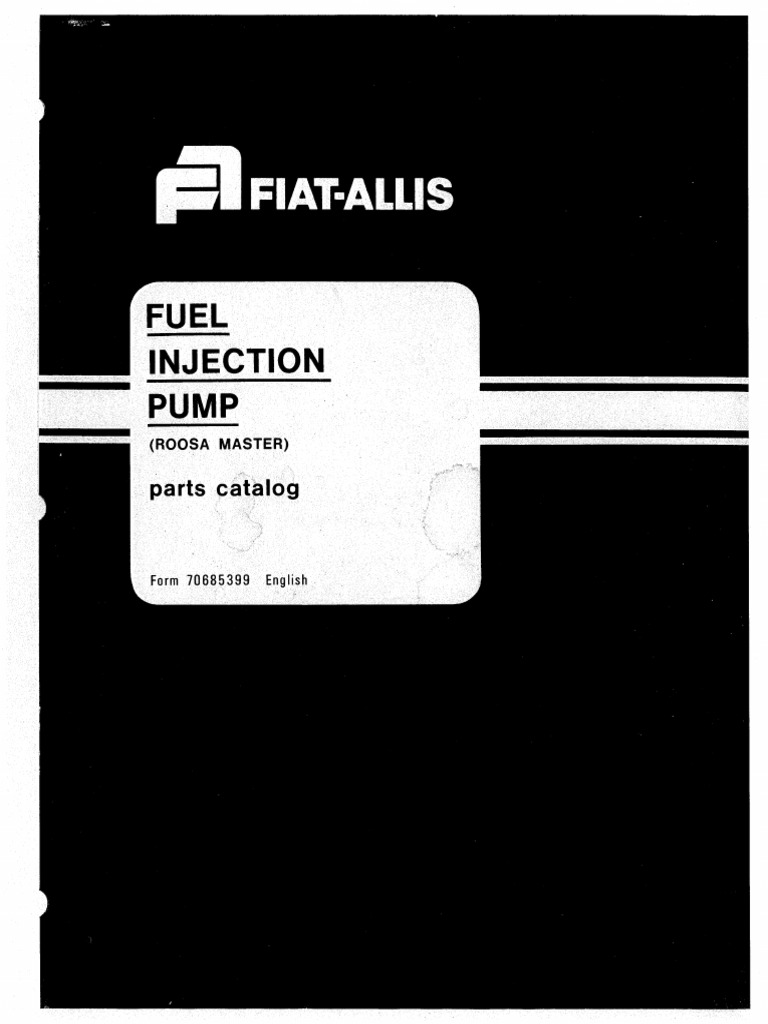 Roosa Master Parts Catalog | PDF | Valve | Throttle