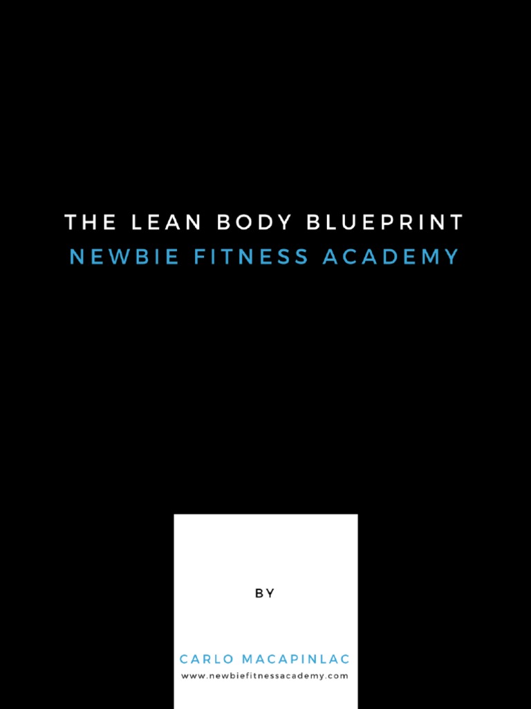 Lean Body Blueprint 1 | PDF | Sleep Deprivation | Obesity