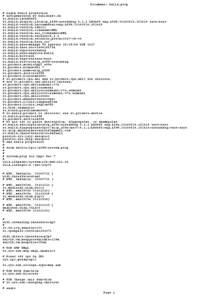 Build Prop | PDF | Java Virtual Machine | Computing