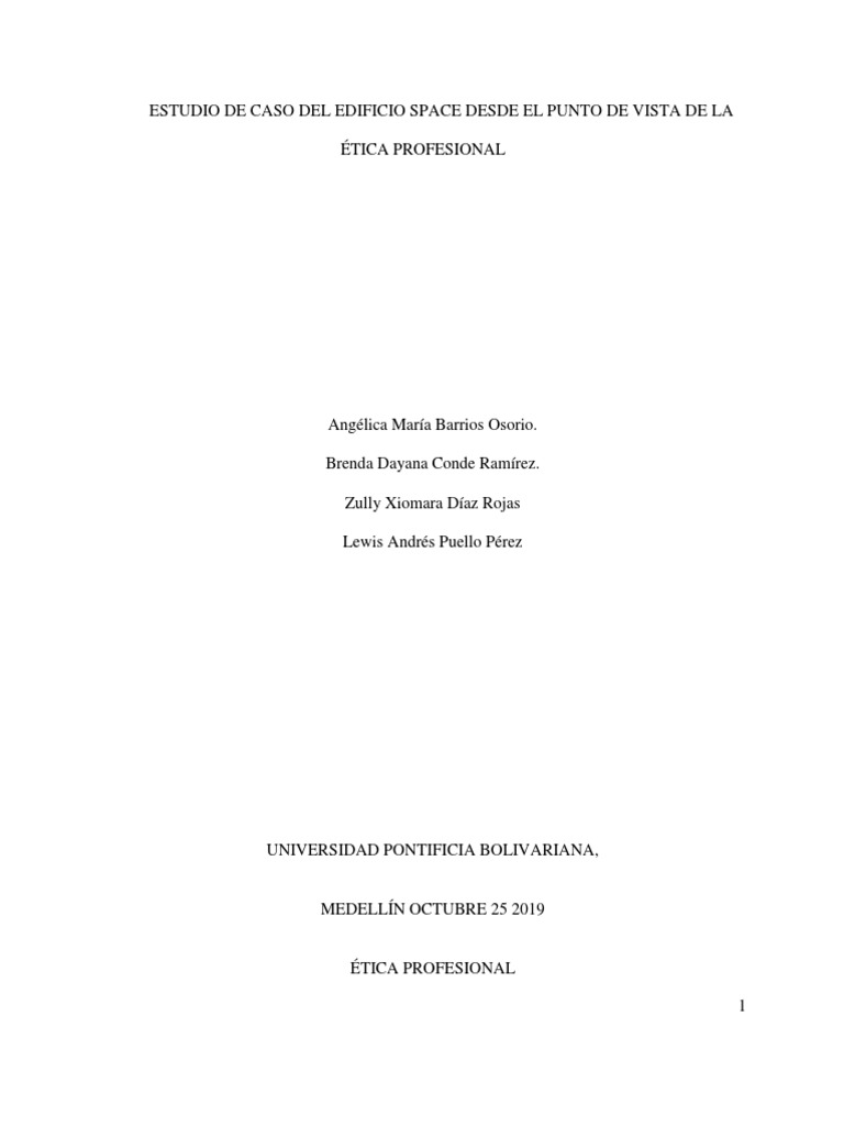 Trabajo Del Edificio Space | PDF | Colombia