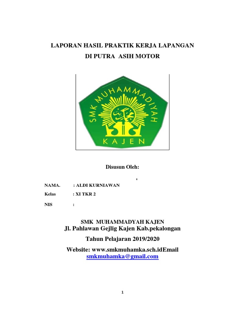 Contoh Laporan Prakerin TKR | PDF