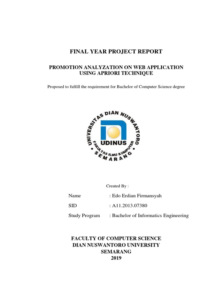 Final Year Project Report 2 | PDF | Data Mining | Data Analysis