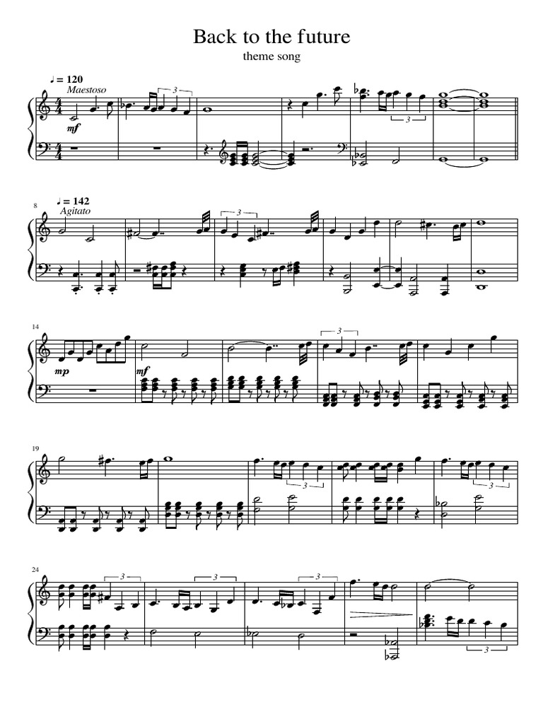 Back To The Future Theme Song | PDF