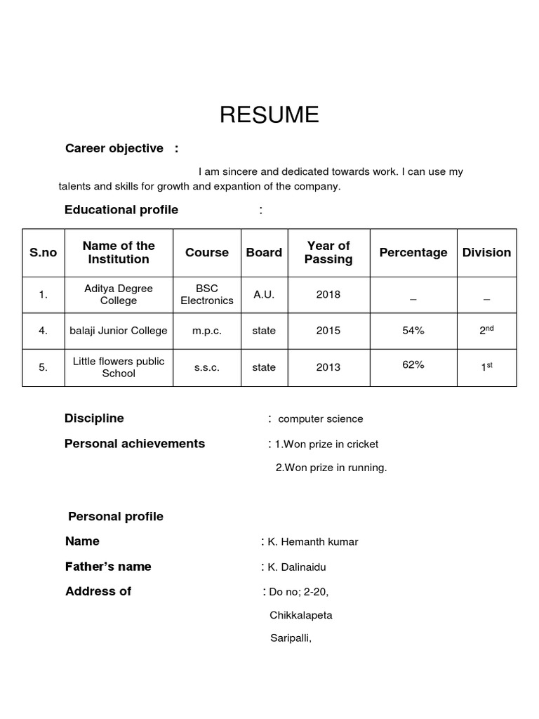 Kumar Resume | PDF