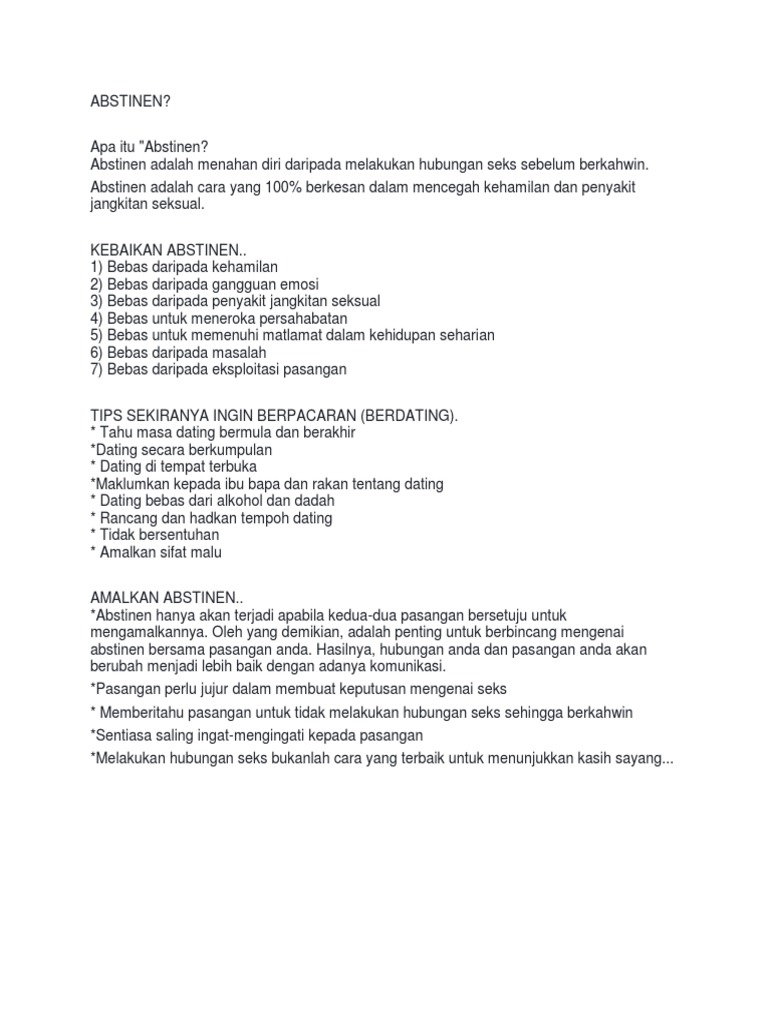 ABSTINEN | PDF