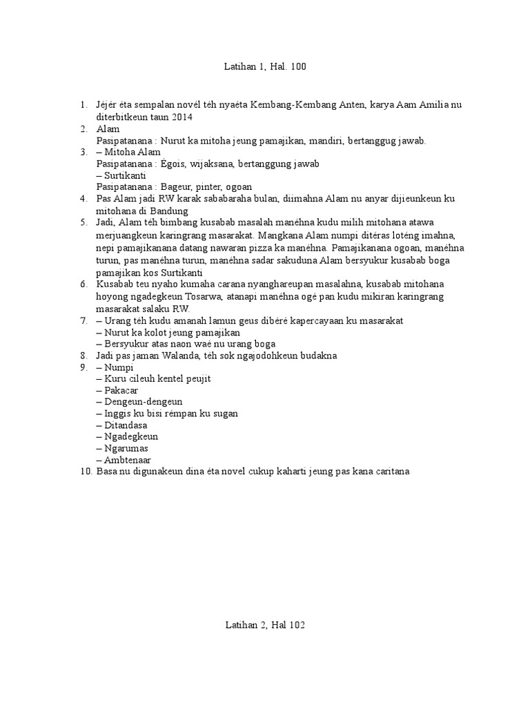 Tugas Basa SUnda | PDF