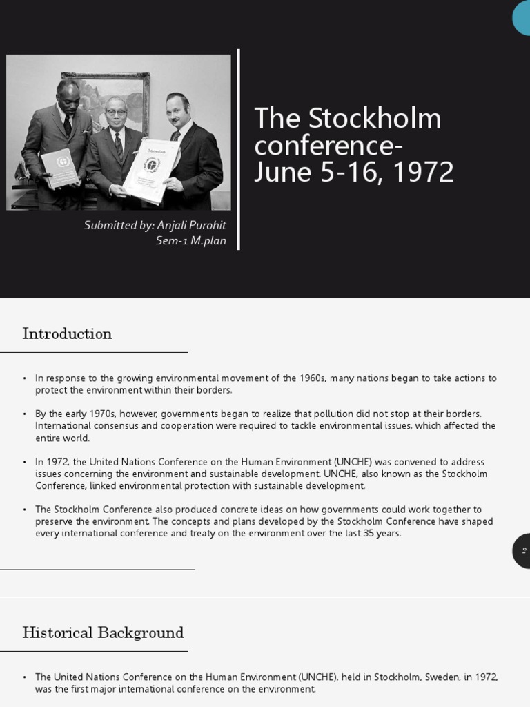 Impact of Stockholm Conference | PDF | Environmentalism | Kyoto Protocol