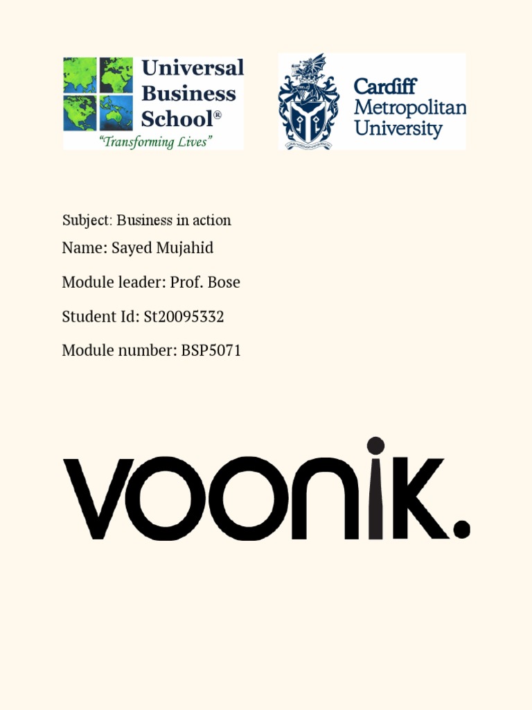 Voonik - Strategic Management | PDF | E Commerce | Human Resource ...