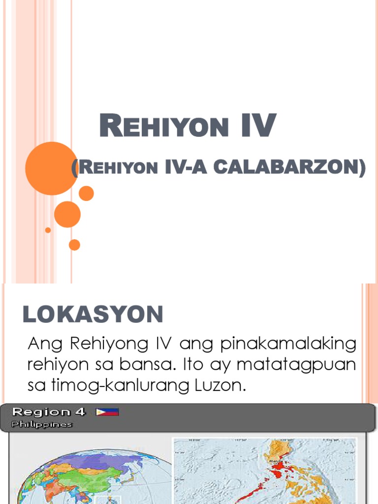 Rehiyon IV A | PDF