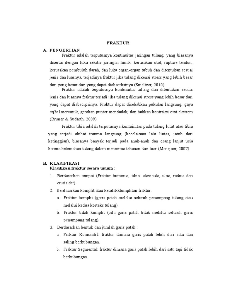 LP Fraktur Tibia | PDF