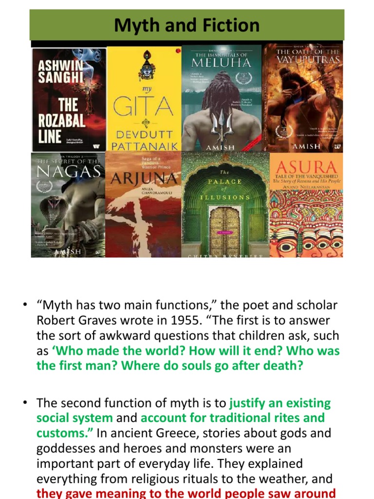 Myth and Fiction | PDF | Greek Mythology | Ancient Greek Religion