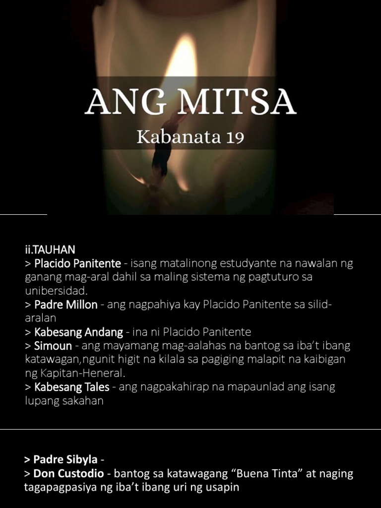 Ang Mitsa | PDF