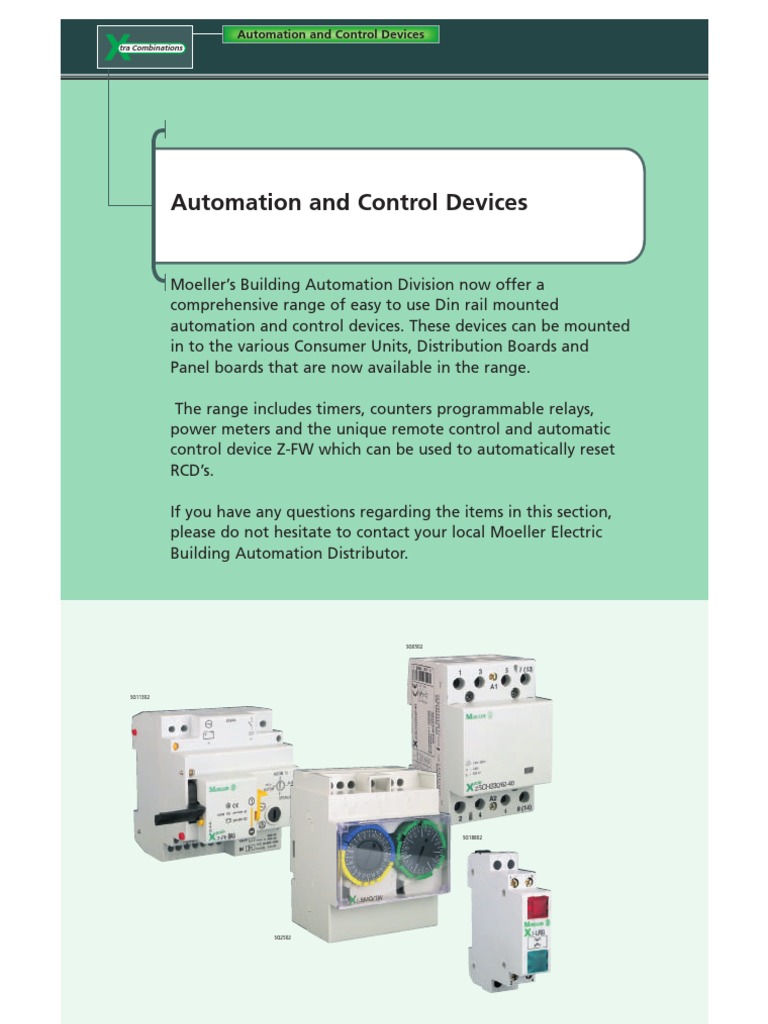 Automation and Control Devices | PDF | Switch | Automation