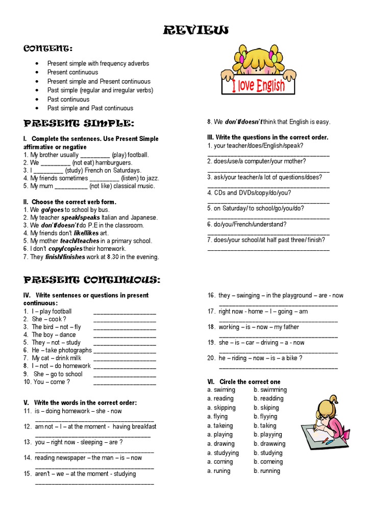 English Tenses Practice Exercises | PDF | English Language | Grammar
