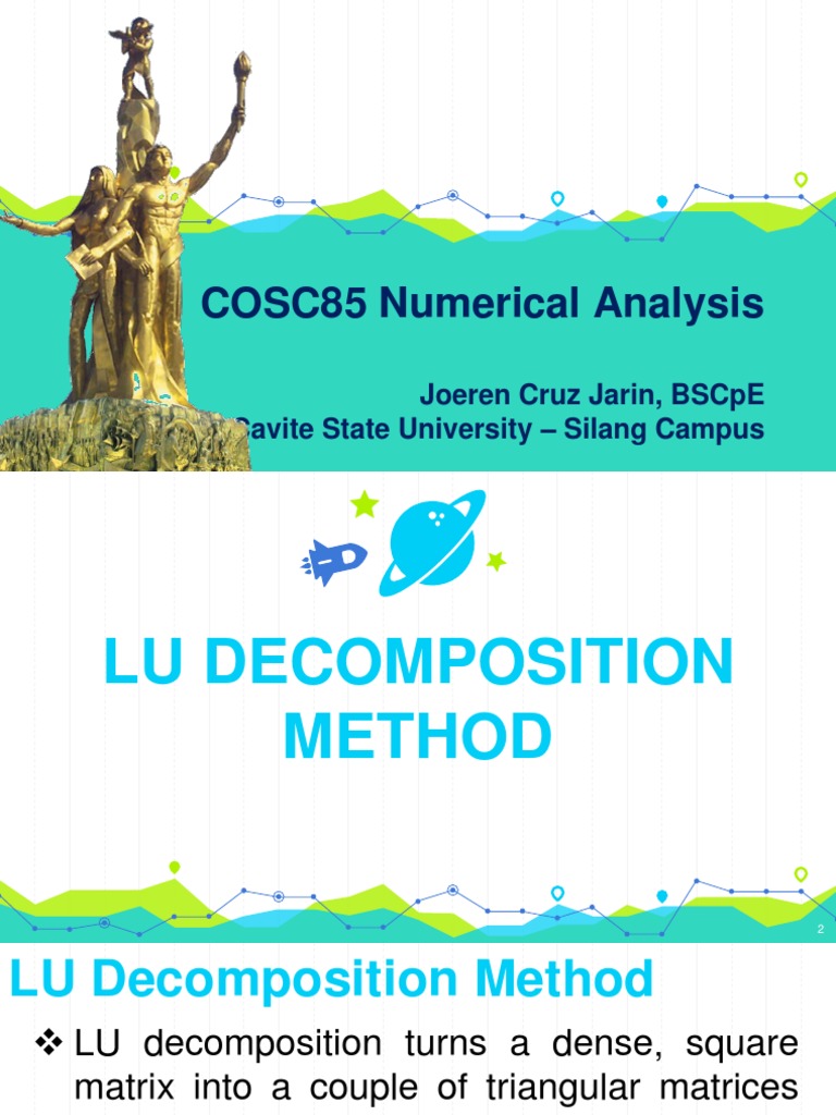 LU Decomposition Method Explained | PDF | Mathematical Relations | Computational Science