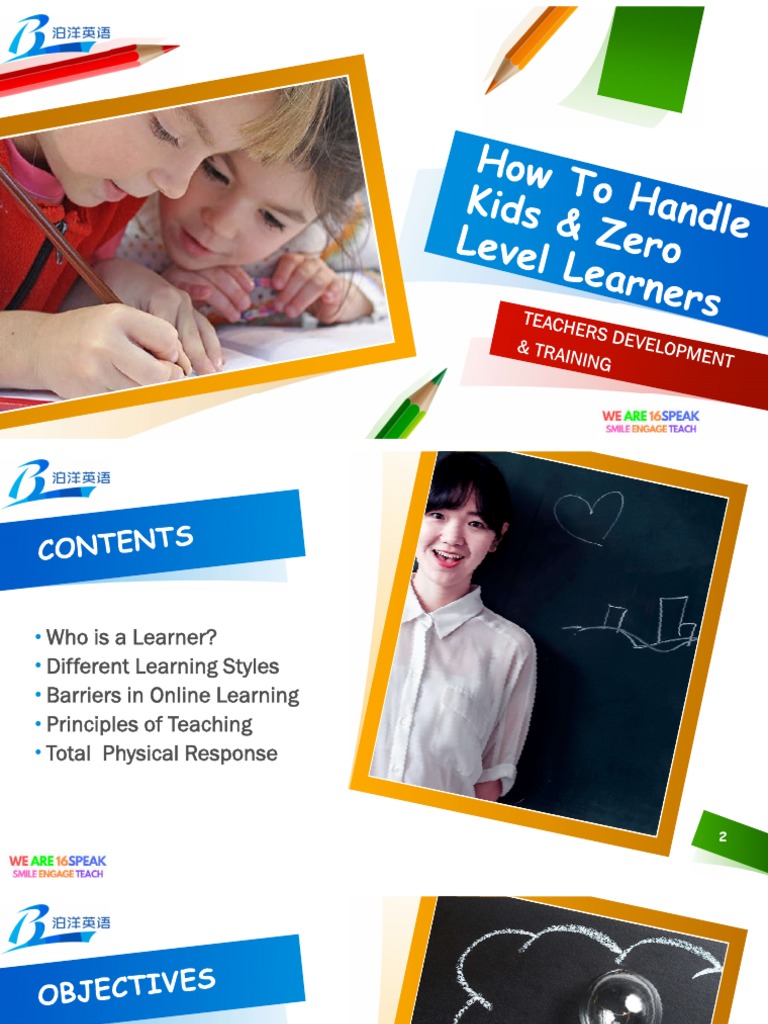 How To Handle Kids & Zero Level Learners PDF | PDF | Vocabulary | Learning