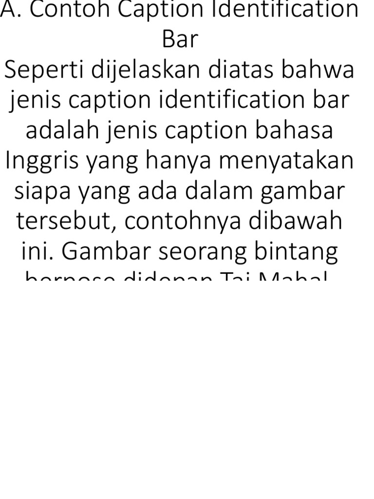 A. Contoh Caption | PDF