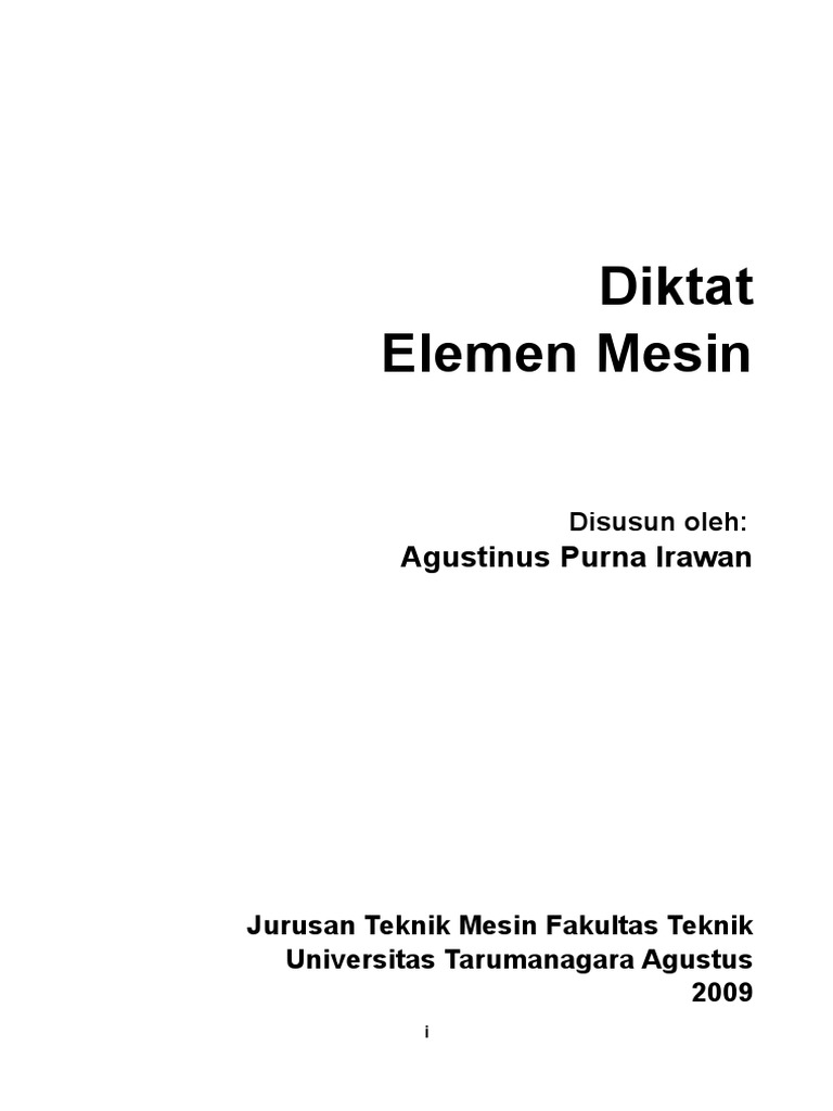 Elemen Mesin | PDF