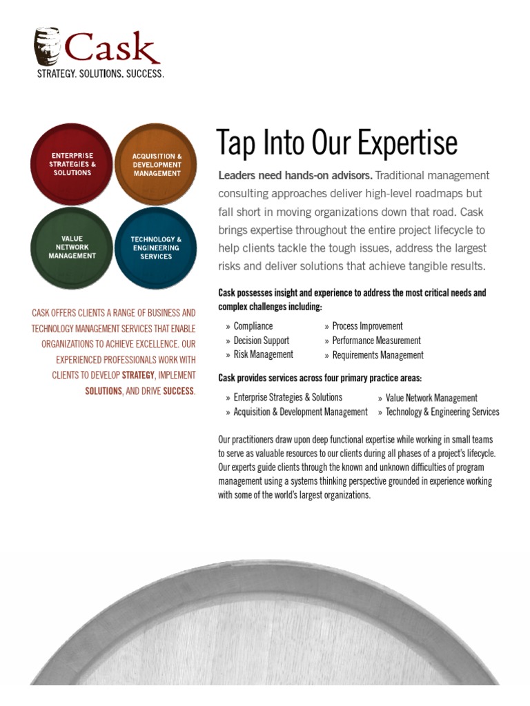 Cask Technologies Overview | PDF | Procurement | Strategic Management