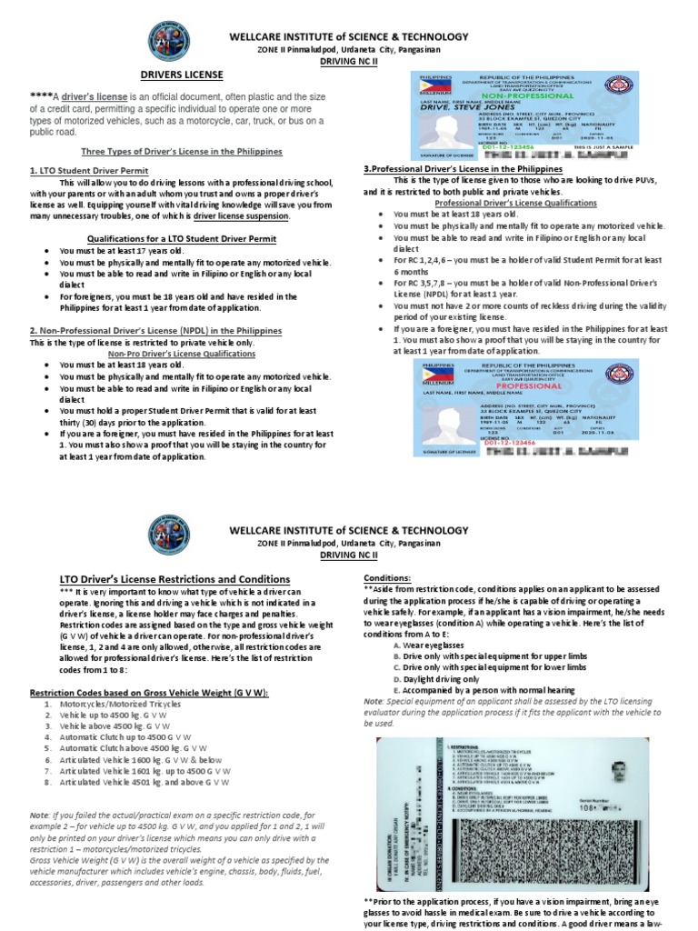 Drivers License | PDF | Driver's License | Driving