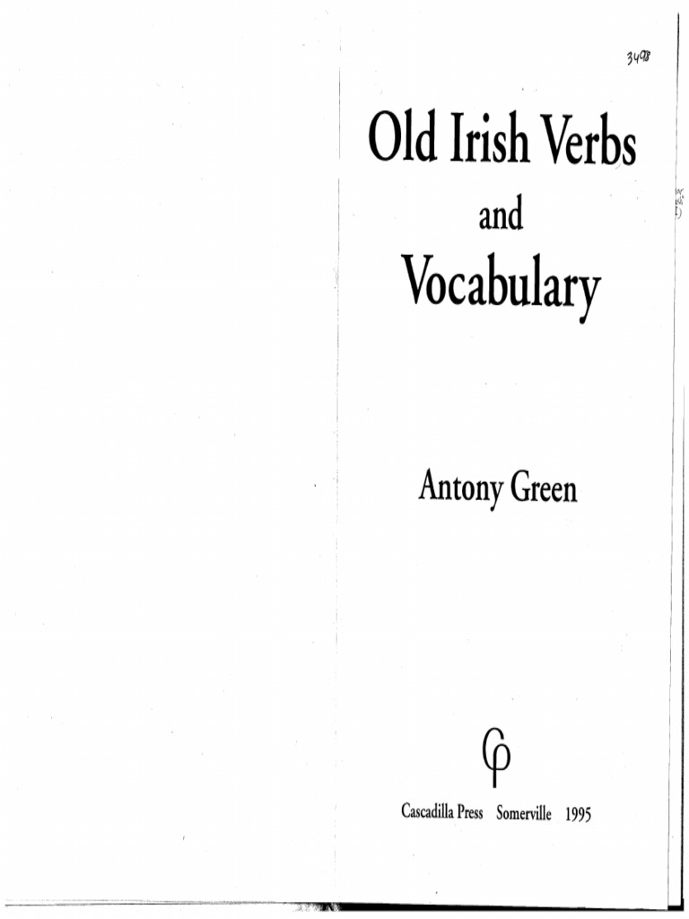 Green-Old Irish Verbs and Vocabulary PDF | PDF