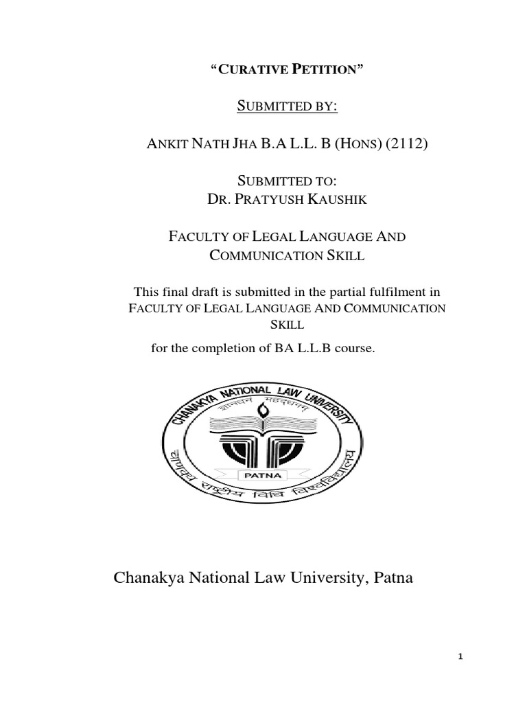 Curative Petition | PDF | Precedent | Supreme Courts
