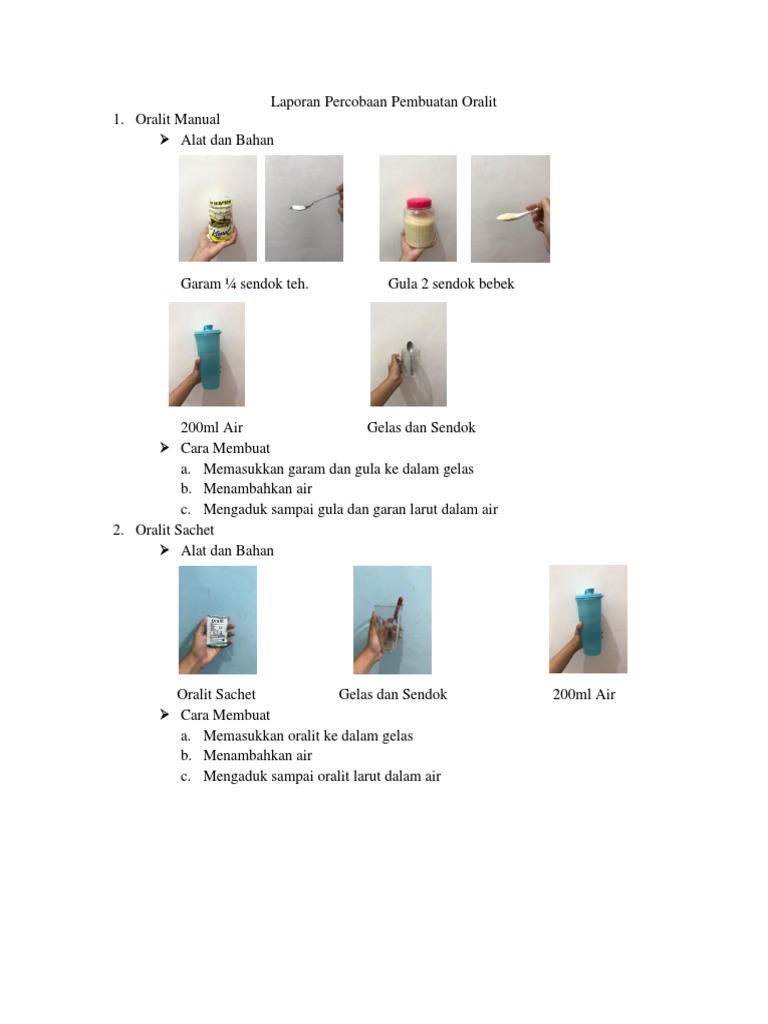Laporan Oralit | PDF