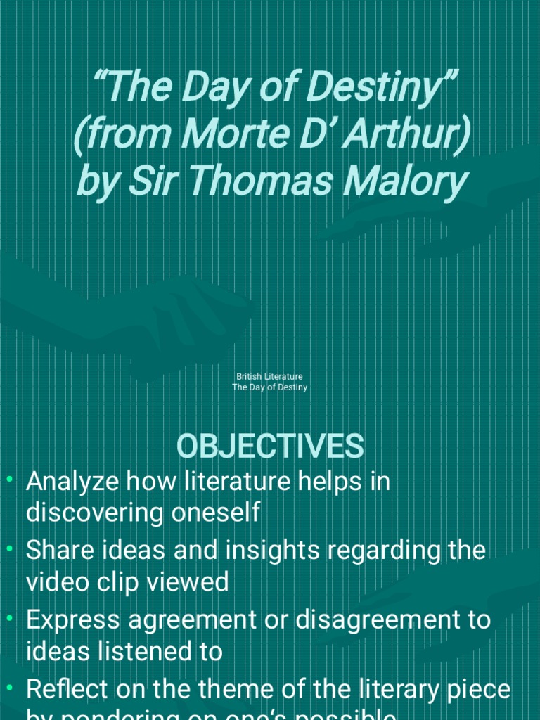 The Day of Destiny Presentation PDF | PDF | King Arthur | Gawain