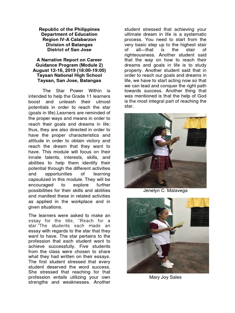 CGP Module 2 (Narrative) | PDF | Behavior Modification | Educational Psychology