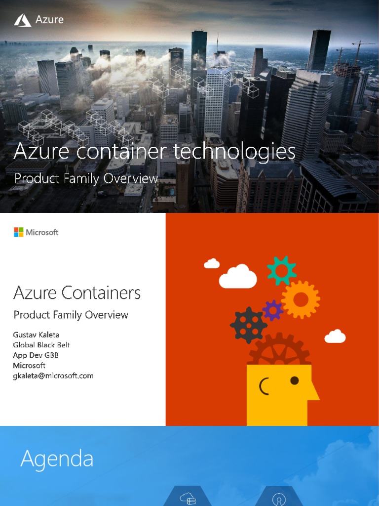 Azure Containers - Gustav Kaleta | PDF | Microsoft Azure | Virtual Machine