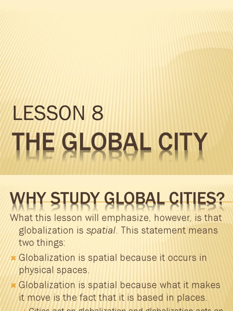 Global Cities: Inequality and Gentrification | PDF | Economics | Economies