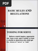 Badminton Hand Signals | PDF | Referee | Sports