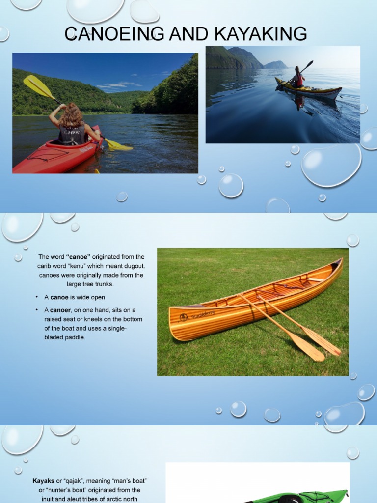 Canoeing and Kayaking | PDF | Kayak | Canoe