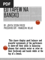 Dance Jota Rizal | PDF | Dances | Performing Arts