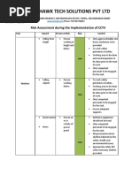 Risk Assessment - ACS & CCTV | PDF | Risk Assessment | Risk