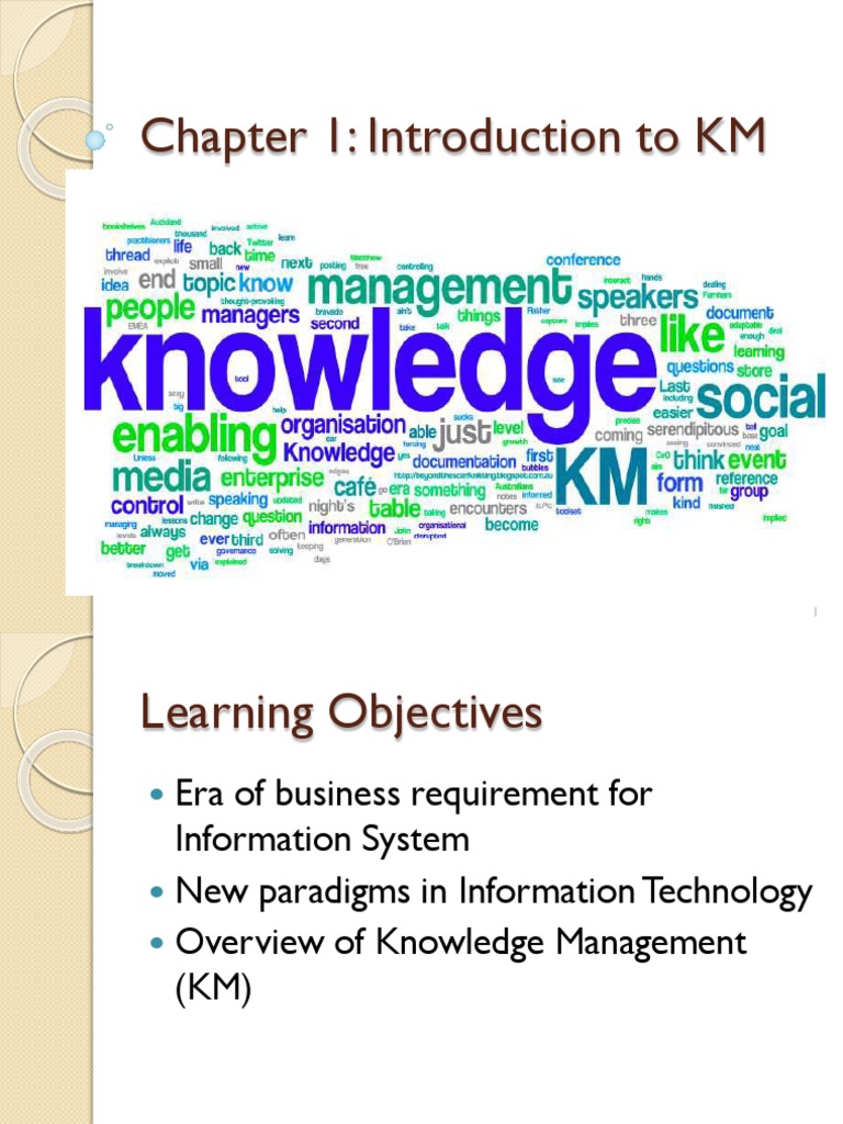 Chapter - 1: Knowledge Management | PDF | Knowledge Management ...