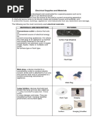 Electrical Tools and Equipments | PDF | Wire | Electrical Components