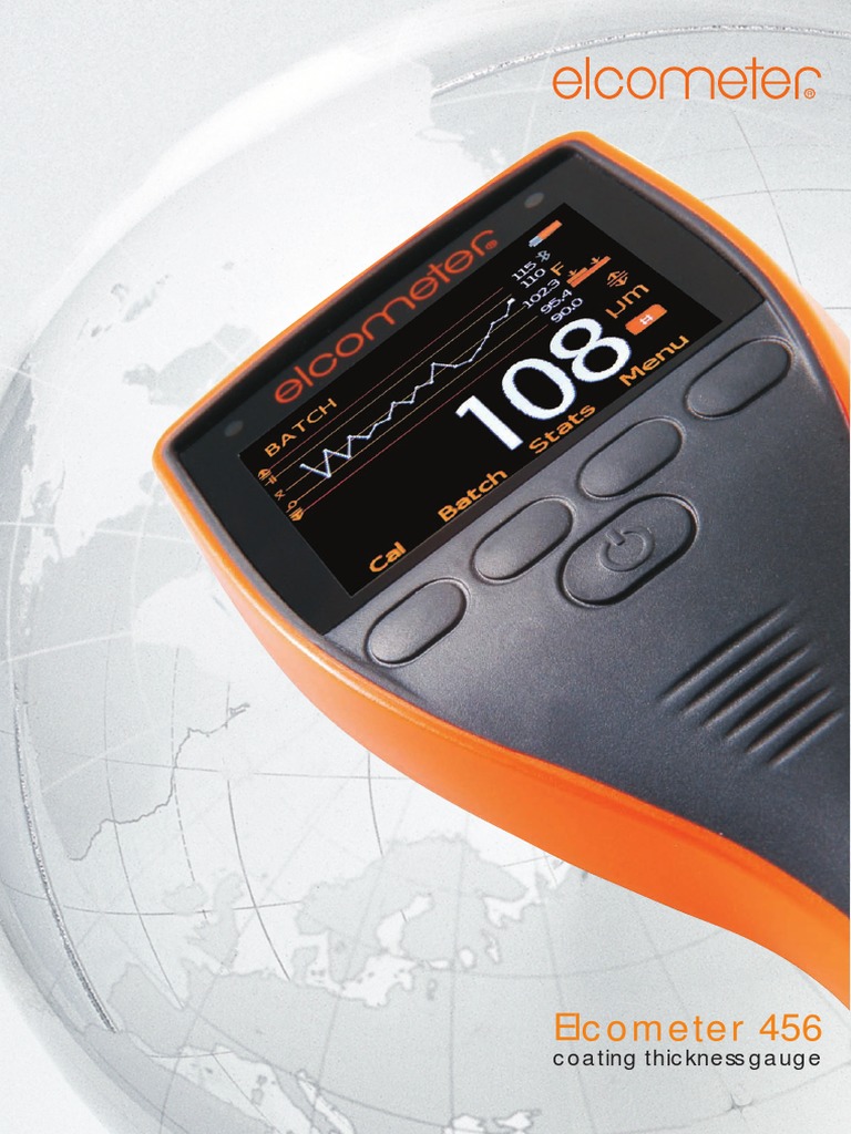 Elcometer 456 Coating Thickness Gauge - Datasheet | PDF | Android ...