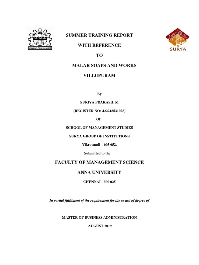 Summer Project Report | PDF | Advertising | Axiom