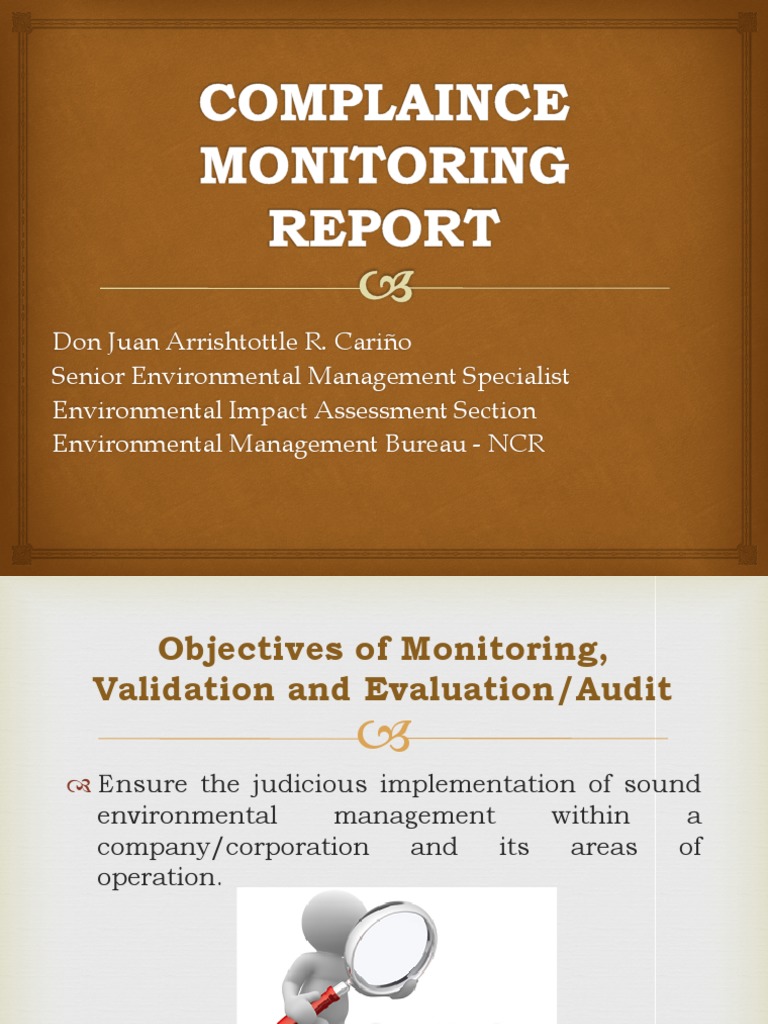 CMR Presentation | PDF | Environmental Monitoring | Environmental ...