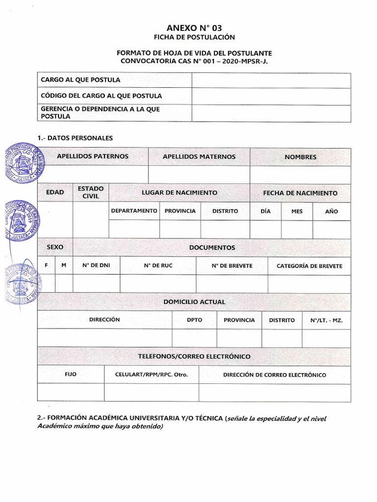 Anexo N°03 - 0 | PDF