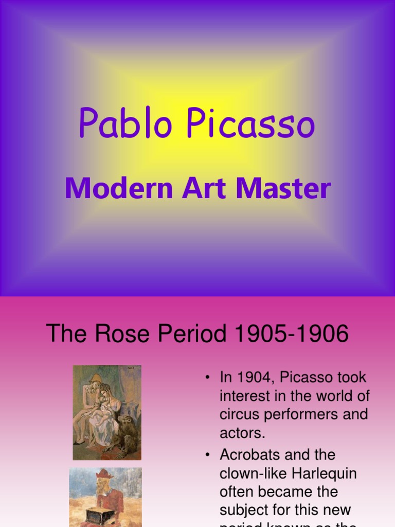 Picasso | PDF | Pablo Picasso | Cubism
