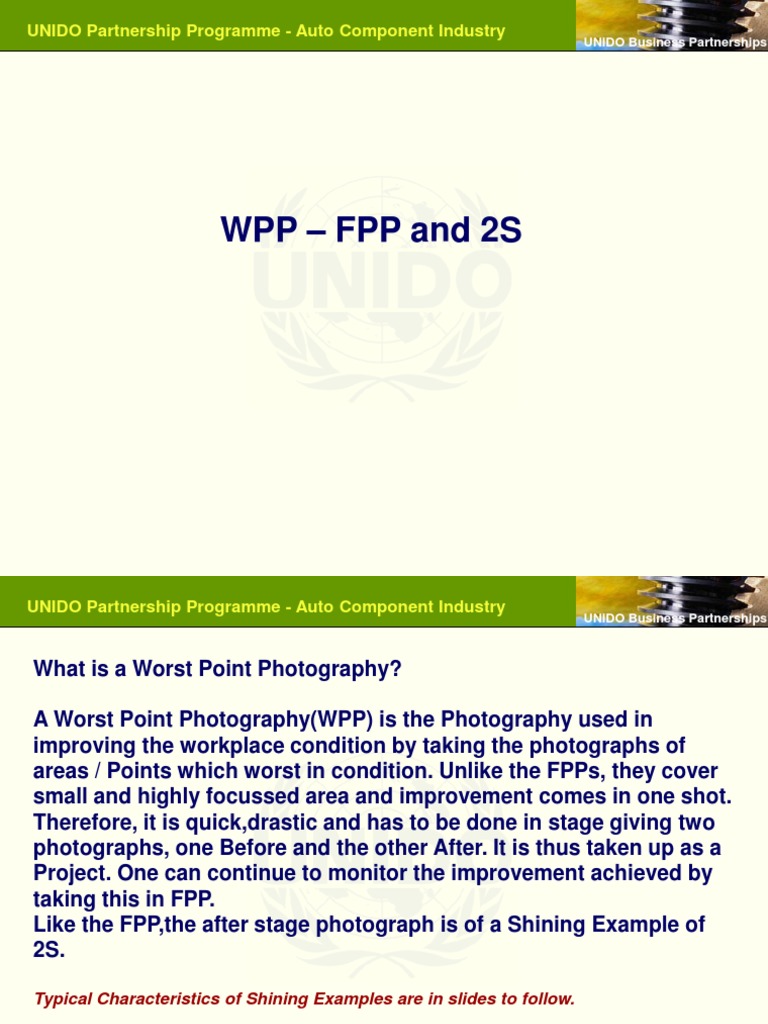 Document Describing Fixed Point Photography (FPP), Worst Point ...