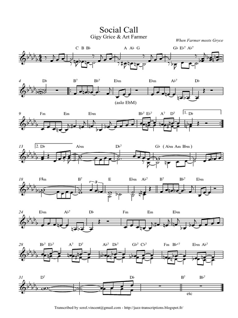 Social Call Lead Sheet PDF | PDF