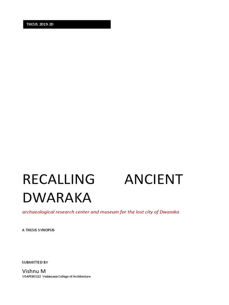 Recalling Ancient Dwaraka | PDF | Archaeology