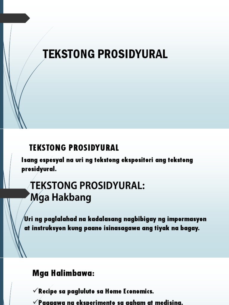 Tekstong Prosidyural | PDF
