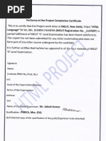 NIELIT O Level HTML Project Guide | PDF | Html | Html Element