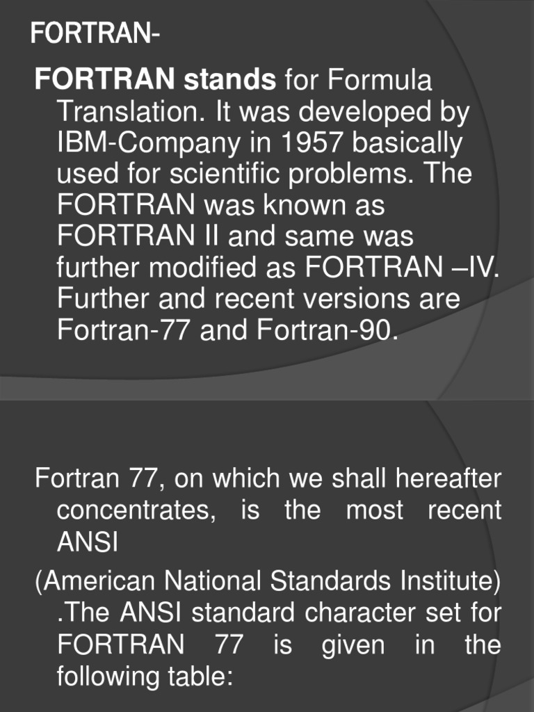 FORTRAN | Download Free PDF | Exponentiation | Trigonometric Functions